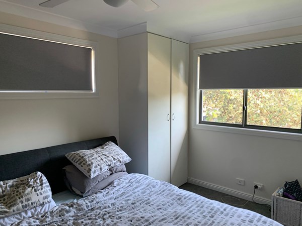 No Bull Blinds | Express Roller Blind - Skye Blockout Raven