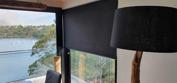 No Bull Blinds | Express Roller Blind - Skye Blockout Chrome